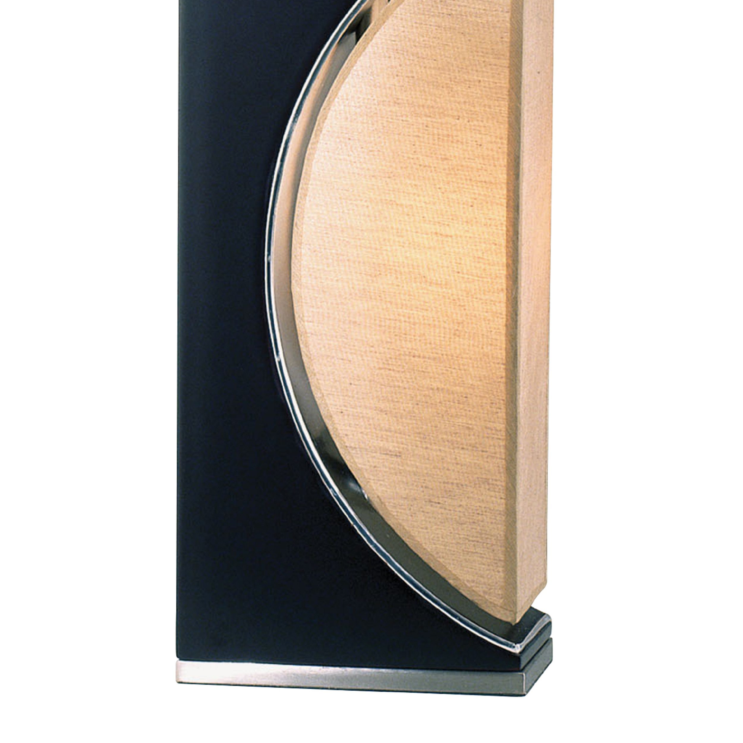 Half Moon Table Lamp with Nightlight feature – 30″, Dark Brown and ...